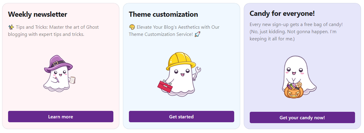 How I built that: Layouts for Ghost